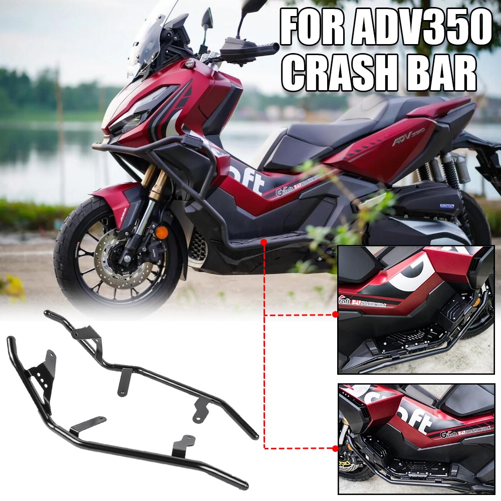 For Honda ADV350 2022 2023 Engine Guard Highway Crash Bar Motorcycle ...