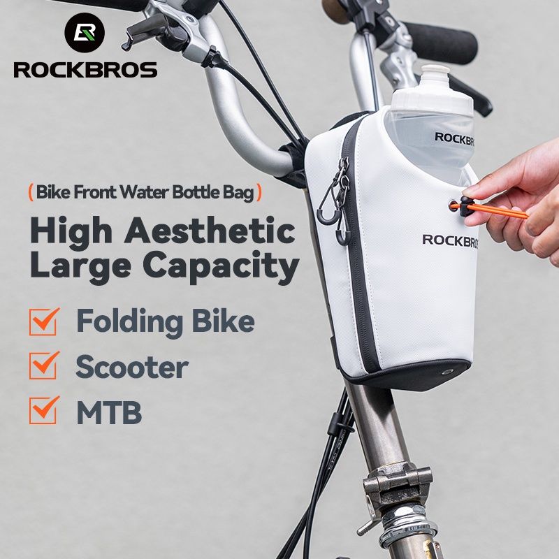 ROCKBROS Universal Handlebar Bag 1.5L Bicycle Front Bag Bottle Bag ...