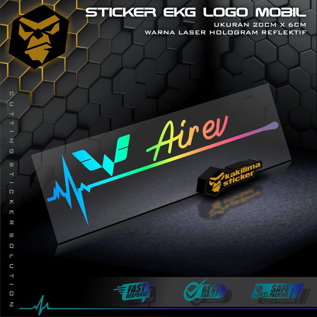 Sticker Ecg Car Logo Wuling Confero, Cortez, Almaz, Air ev Etc. Car ...