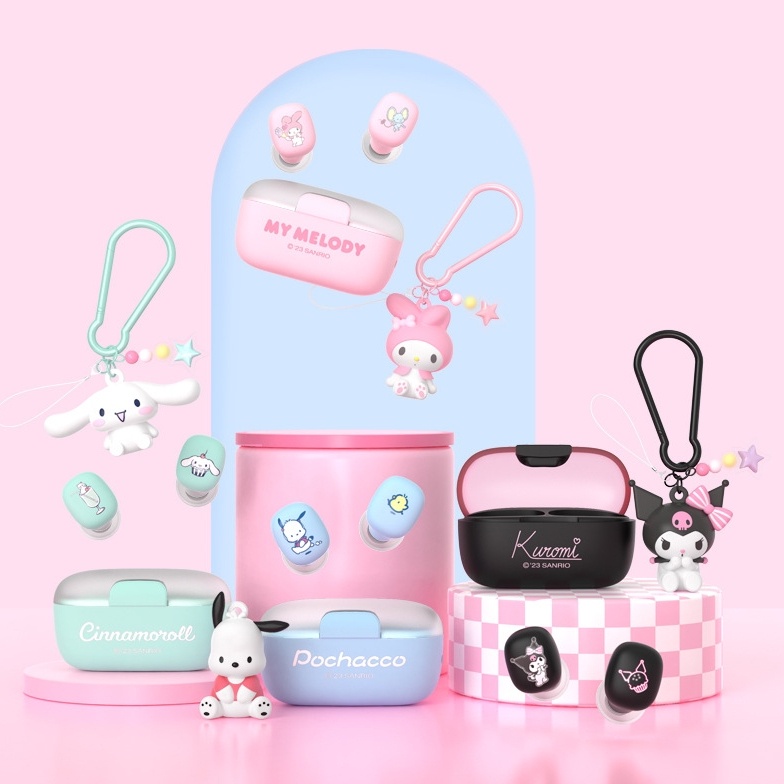 2023 Cute Sanrio Bluetooth Earphones Kuromi Cinnamoroll My Melody ...