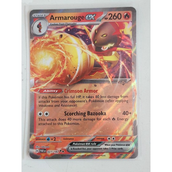 Pokemon armarouge ex paradox rift card | Shopee Singapore