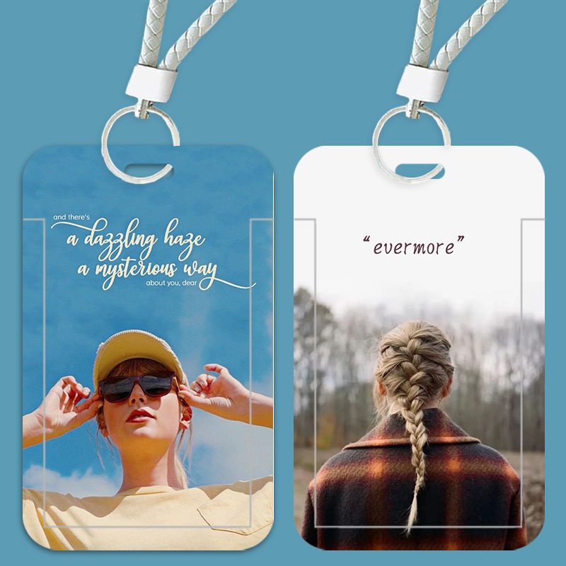 Pop Singer Star Taylor Swift Student Campus Meal Card ID Card Holder ...