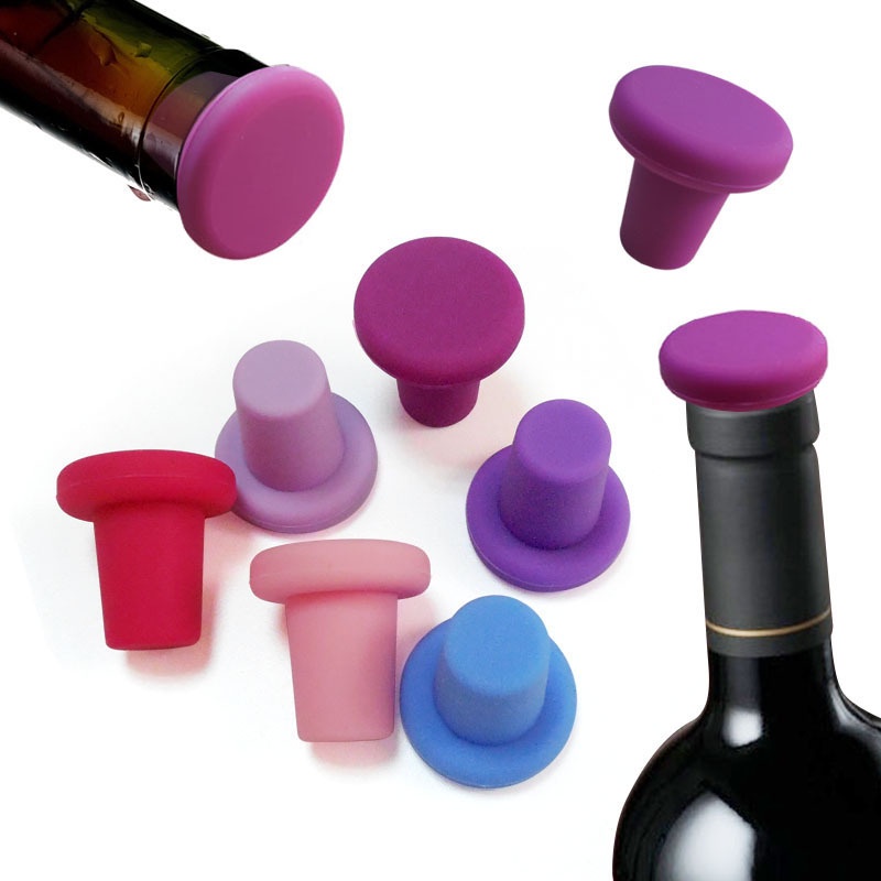 SUGAW Reuse Practical Silicone Wine Stopper / Portable Sealing ...