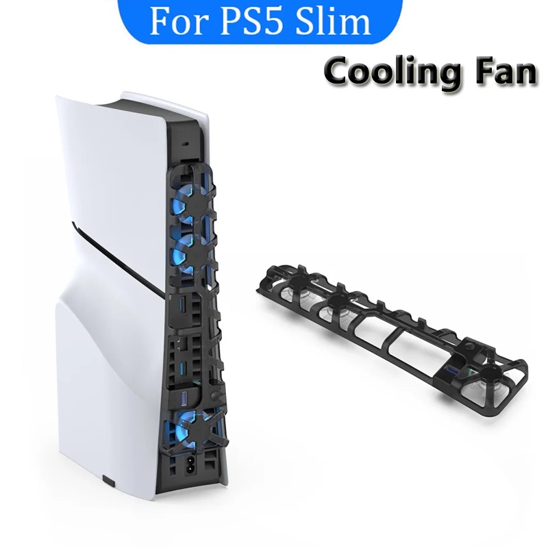 Cooling Fan For Playstation 5 Slim Accessories Cooler with LED Ligh DC ...