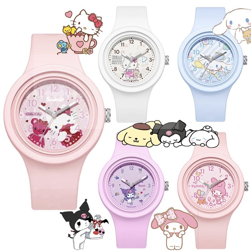 Anime Watches Kawaii Waterproof Cute Sports Quartz Watch Boy Girl ...