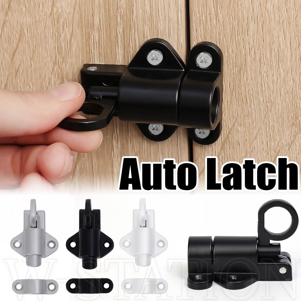 Self-Closing Slide Spring Latch With Screws - Heavy Duty Aluminum Alloy ...