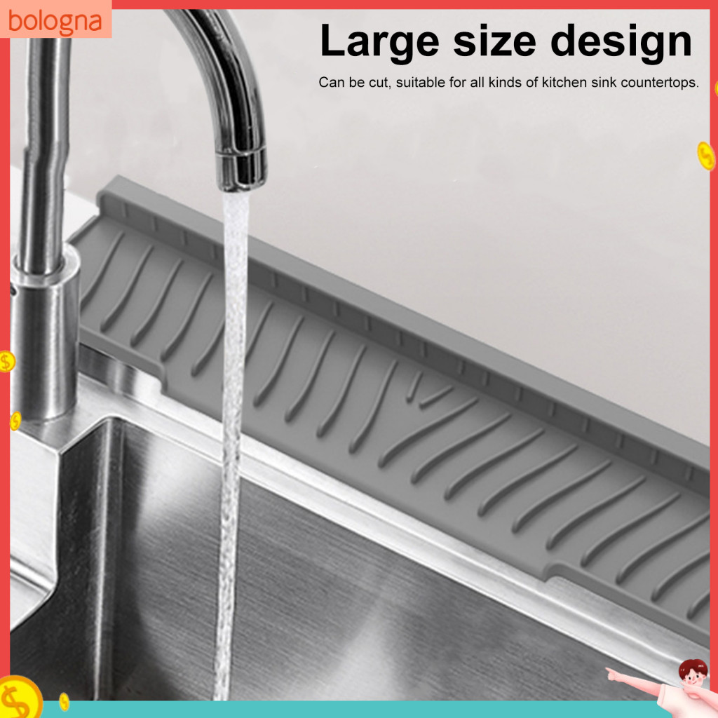 {bologna} Kitchen Counter Drain Pad Drain Mat for Kitchen Sink Non-slip ...