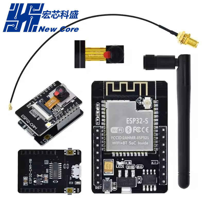 ESP32-CAM ESP-32S WiFi Module ESP32 serial to WiFi Development Board 5V Bluetooth with OV2640 ...