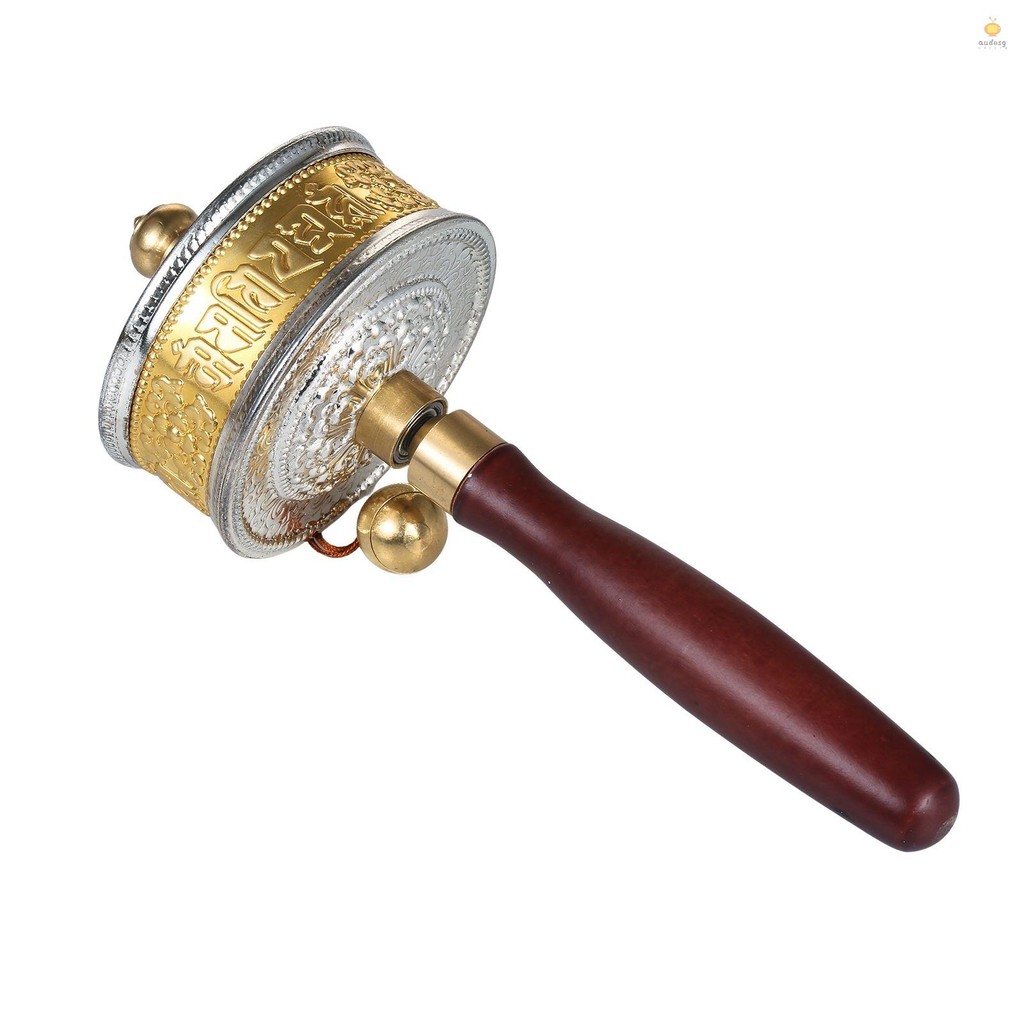 Tibetan Prayer Wheel Tibetan Buddhist Hand Turn Praying Instrument ...