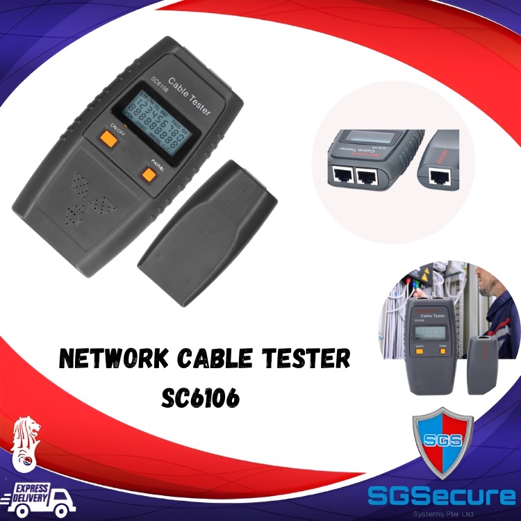 Network Cable Tester Seamless Connectivity Assurance Sc6106 Shopee Singapore