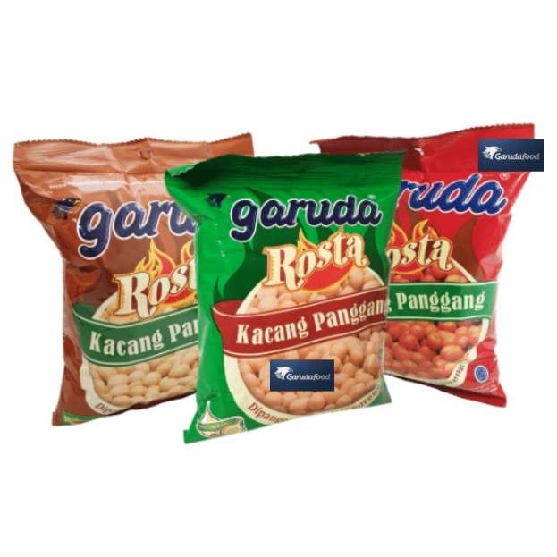 ROSTA GARUDA ROASTED PEANUTS 10 x 11 GRAMS SPICY SWEET CORN ONION BY ...