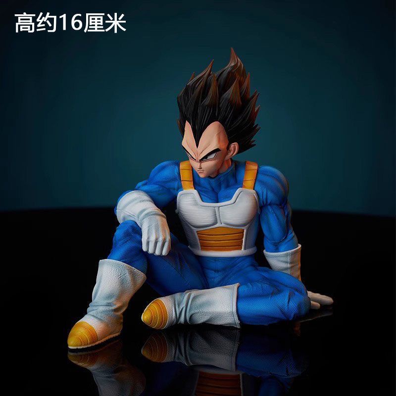 Dragon Ball Sitting Wink01 Vegeta Saiyan Proud Prince Battle Suit ...