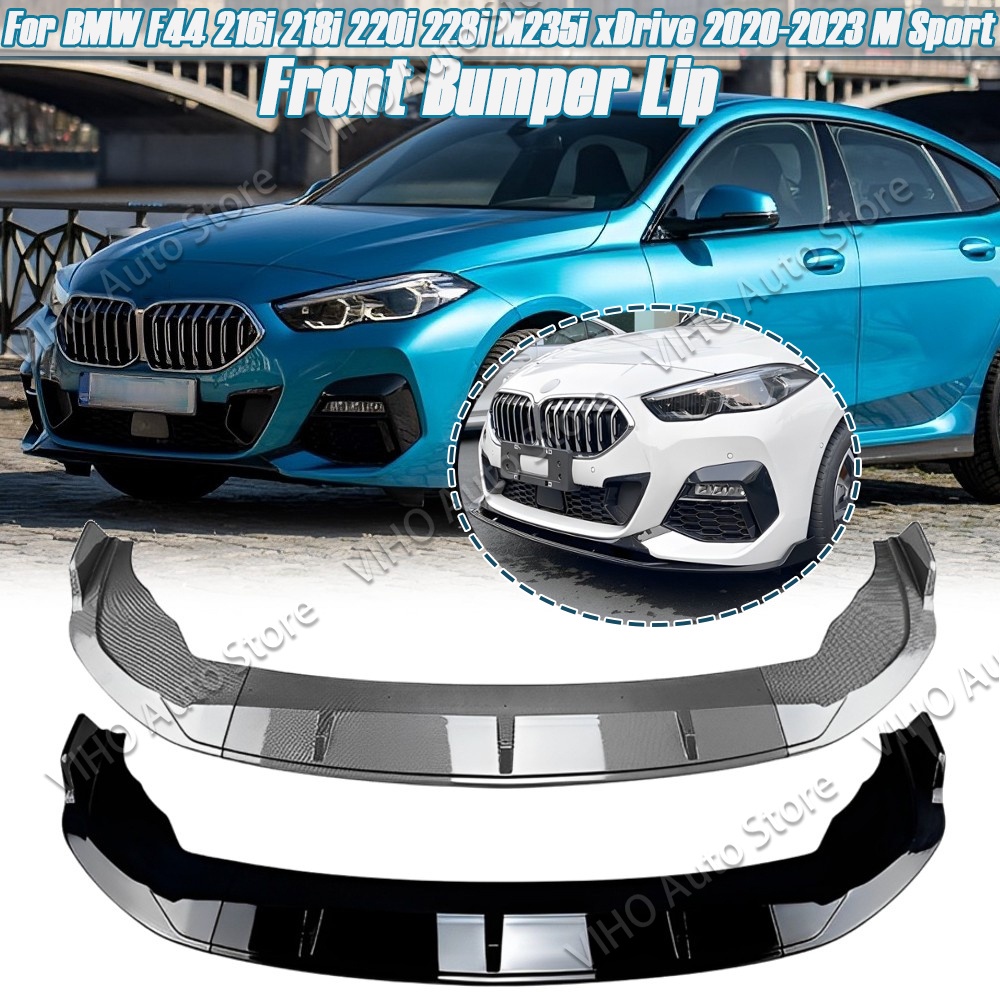 For BMW 2 Series F44 M Sport Car Front Bumper Lip Spoiler Splitter ...