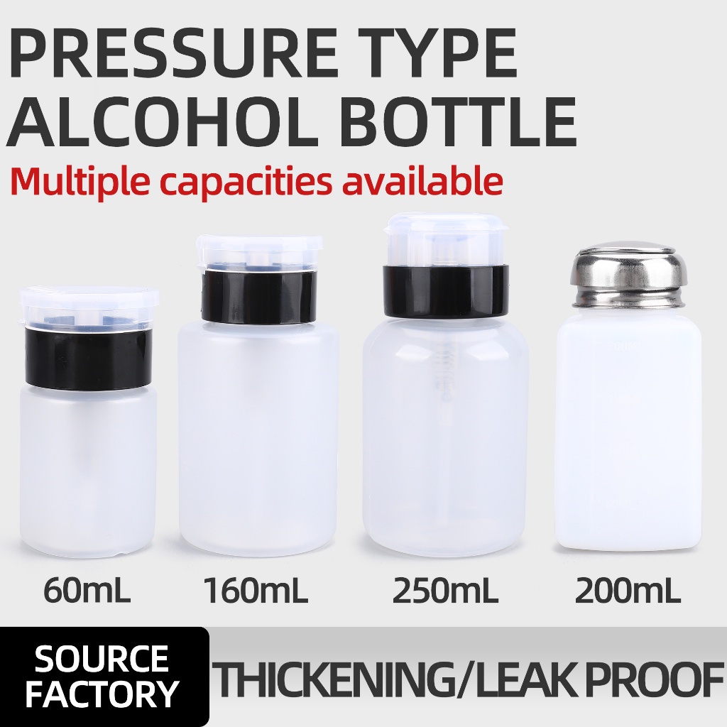 60ml/160ml/200ml/250ml IPA Solvent Dispenser Bottle (Alcohol and Nail Polish Remover) | Shopee ...