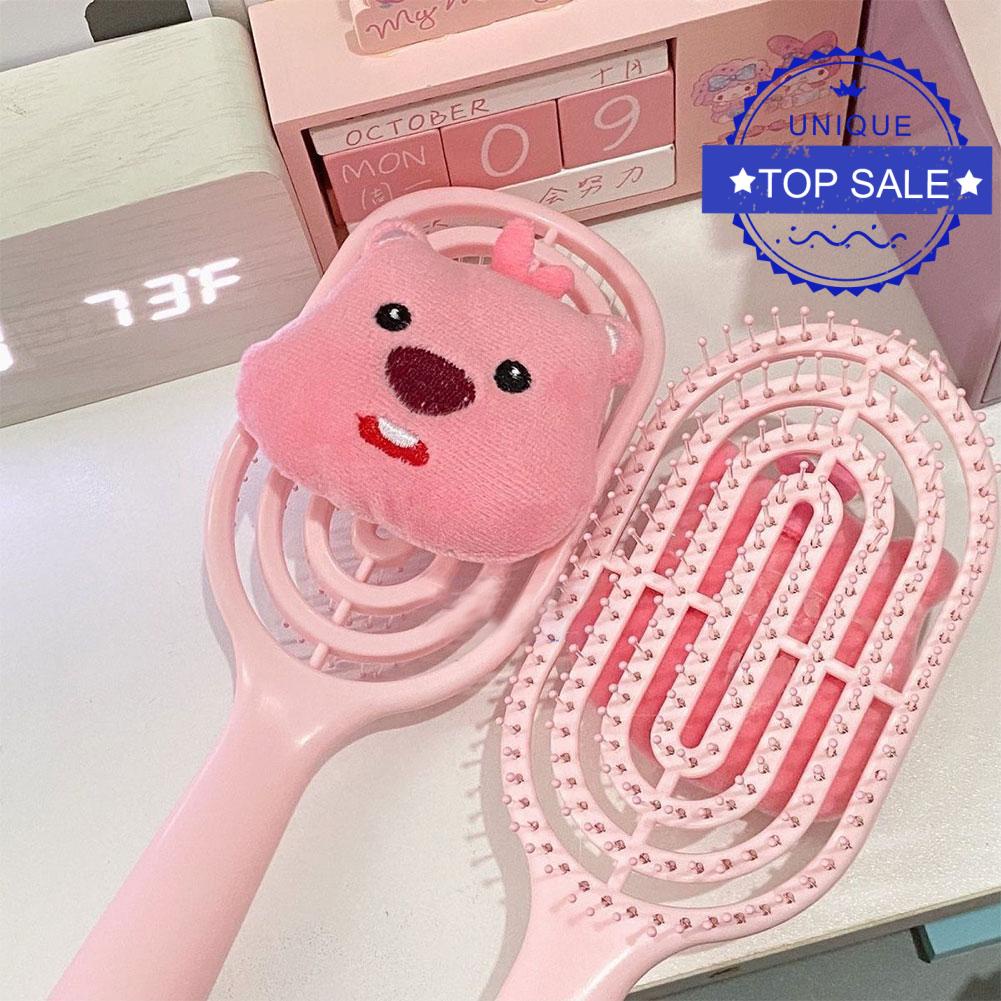 Fluffy Loopy Beaver Comb Hollow Rib Comb Dry And Wet Hair Tool Massage ...