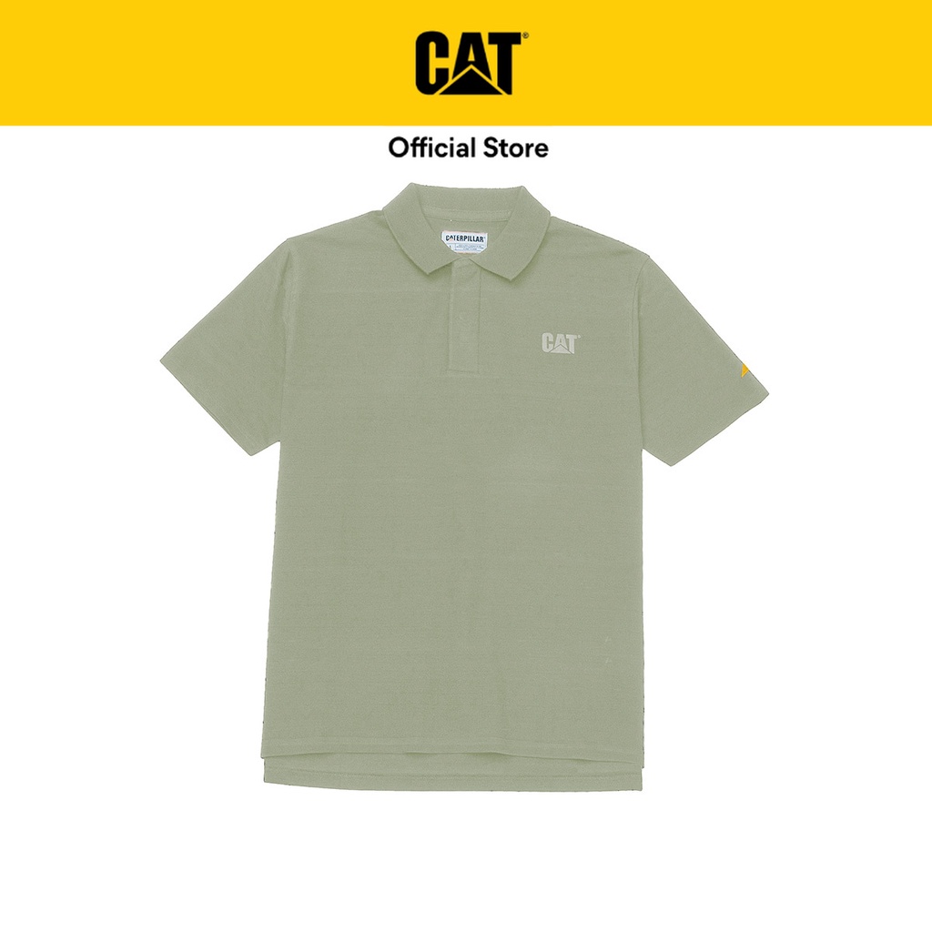 Caterpillar Men's CAT Logo Pique Polo Shirt - Tea (4010329-16-0213 ...