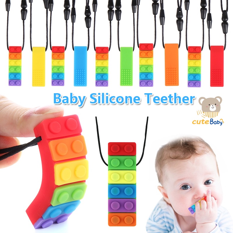 Baby Silicone Teether Kids Chewing Autism Sensory Therapy Tools ...