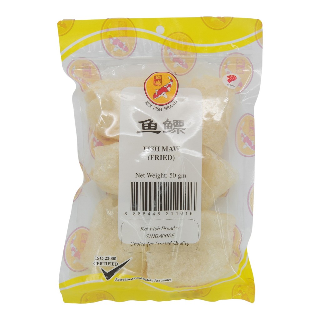 Koi Fish Fish Maw Fried 50g | Shopee Singapore