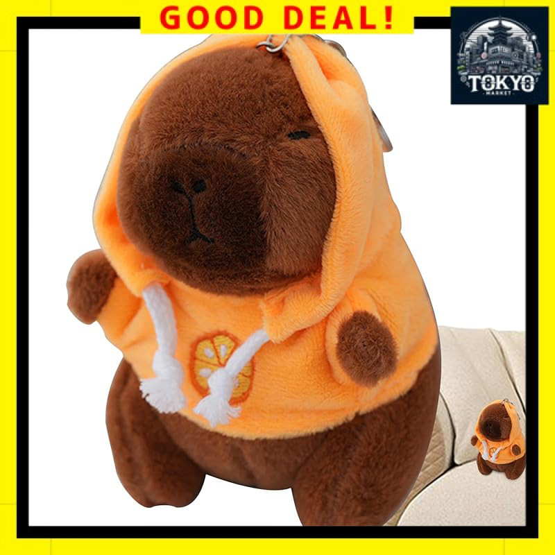Cute Capybara Plush Keychain, Capybara Stuffed Animal Keychain ...