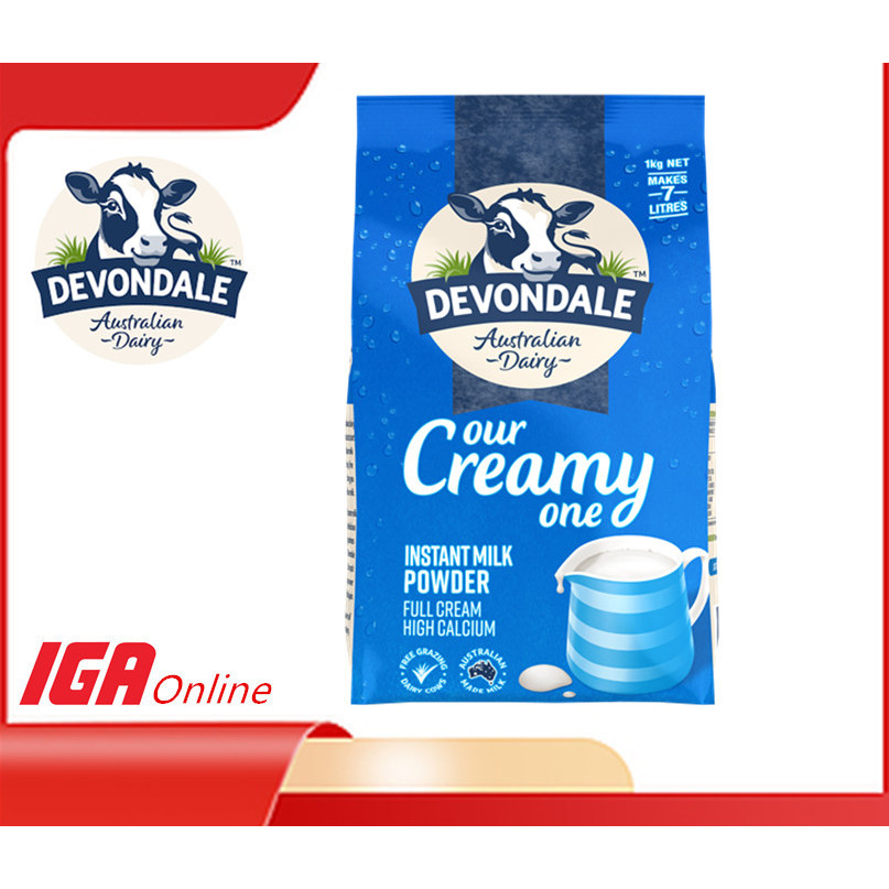 [EXP 12/2026] Devondale Creamy One Full Cream Milk Powder ( 1KG ) | Shopee Singapore