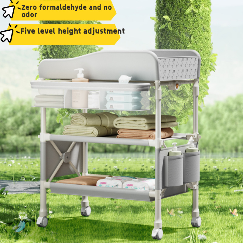 Diaper Table Baby Care Table 0-3 Years Old Foldable Portable Crib ...