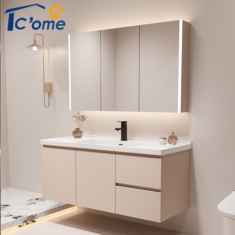 Bathroom Cabinet Combination Bathroom Light Luxury Intelligent ...