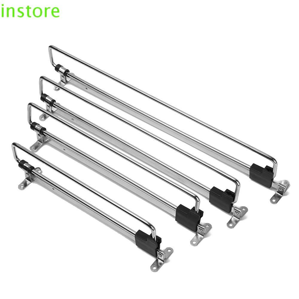 INSTORE Clothes Rod Retractable Pull Out Sliding Rail Hanging Space ...