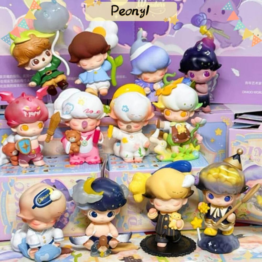PDONY DIMOO Box, POPBEAN POPMART Mini Ornaments, Weaving Wonders Series ...