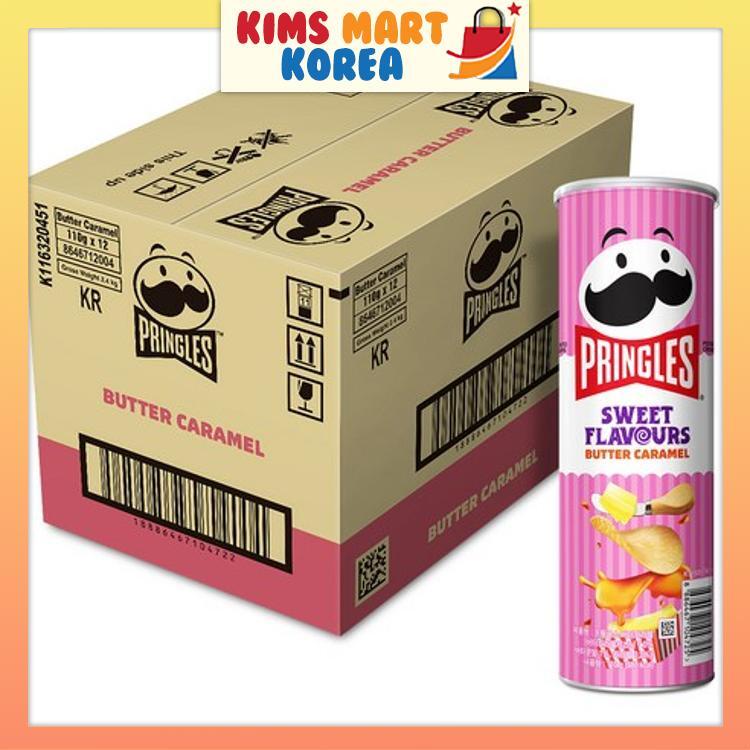 Pringles Potato Chip Butter Caramel Sweet Flavours Korean Snack 110g X 12pcs Shopee Singapore