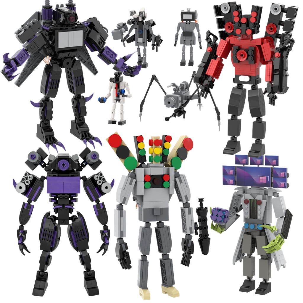 GOROCK Titan Skibidi toilet Moc building block Titan Skibidi Toilet VS ...