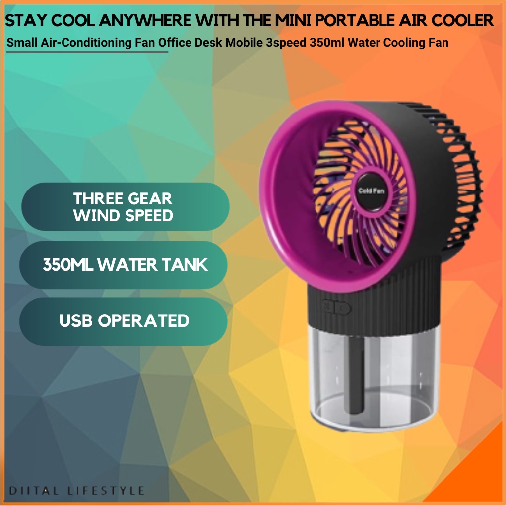 Air Conditioner Cooler Wind Speed Adjustment Cooling Fan Portable ...