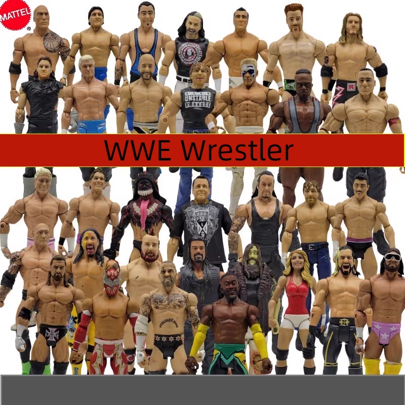Mattel Genuine WWE Wrestler action figure Joint action figure Model Wrestler figure Toy figure ...