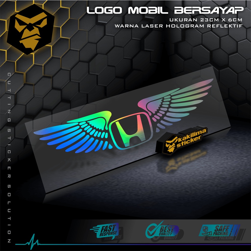 Winged Car Logo Sticker. Car Logo Cutting Sticker. Latest Car Stickers ...