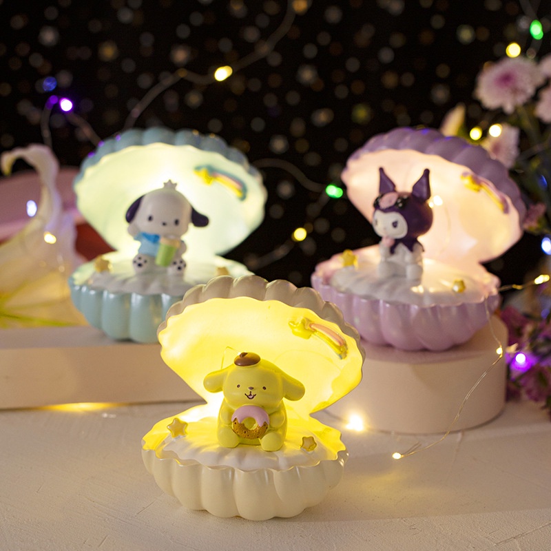 Sanrio Kuromi My Melody Night Light Cinnamoroll Pompompurin Creative ...