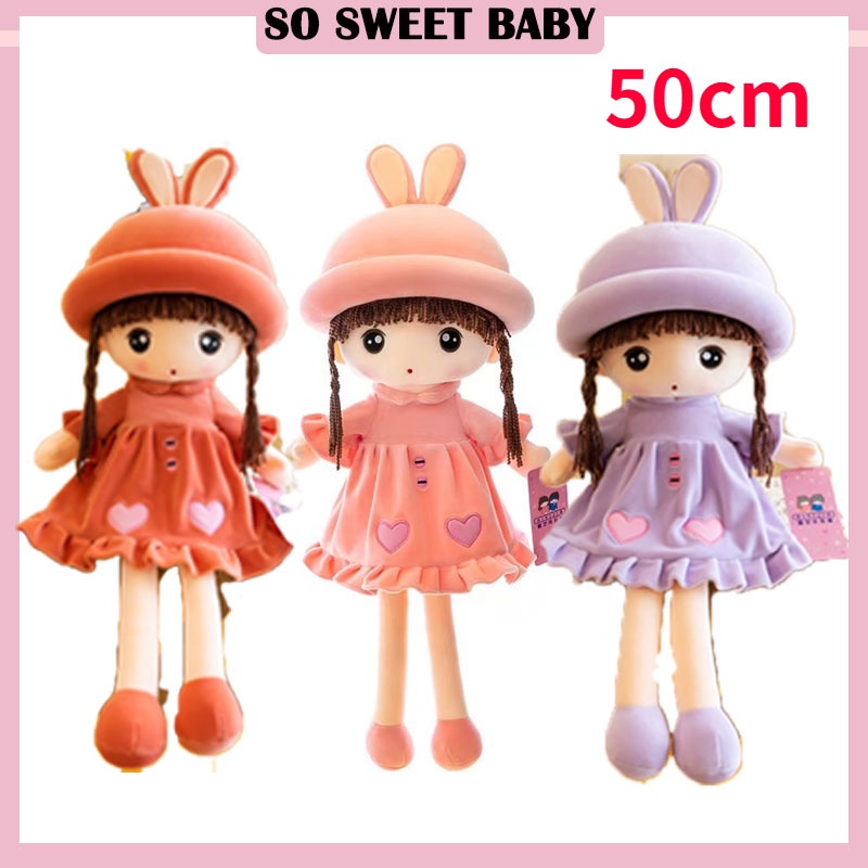 50cm Rabbit Stuffed Toy Cute Rabbit Doll Plush Toy Kids Rabbit Ear ...