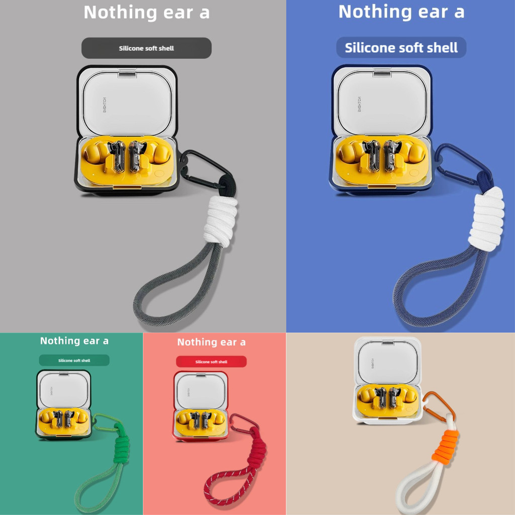 for Nothing Ear (a) Case Soft Protective Cover Nylon Lanyard Headphone ...