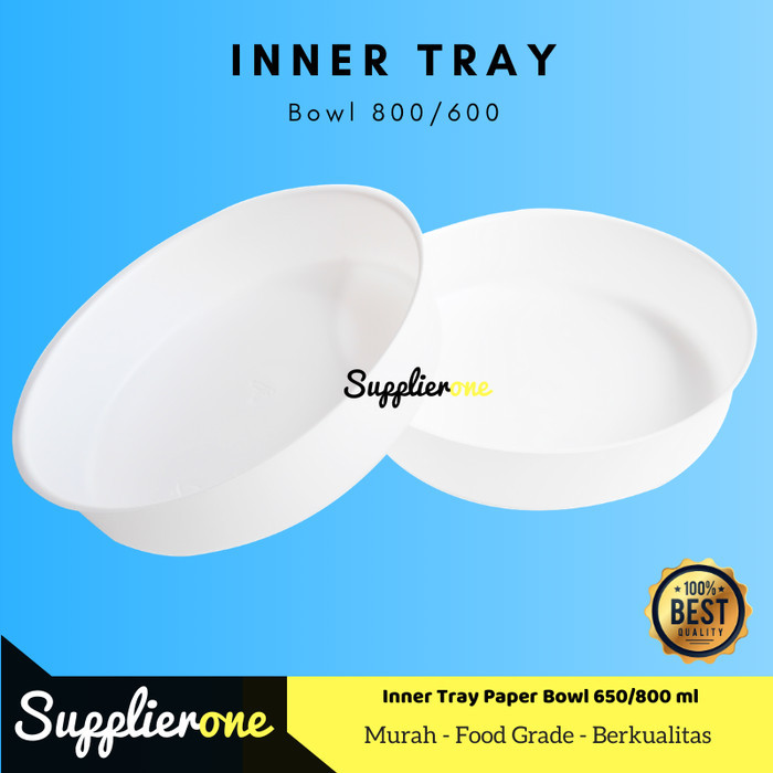 Inner Tray Paper Bowl 800/600 contains 50, Strong and Safe Paper Bowl ...