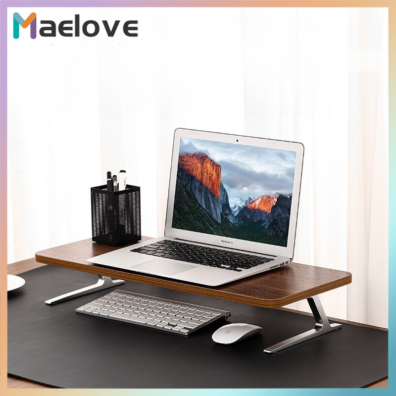 Aluminium alloy tempered glass monitor booster stand laptop stand ...