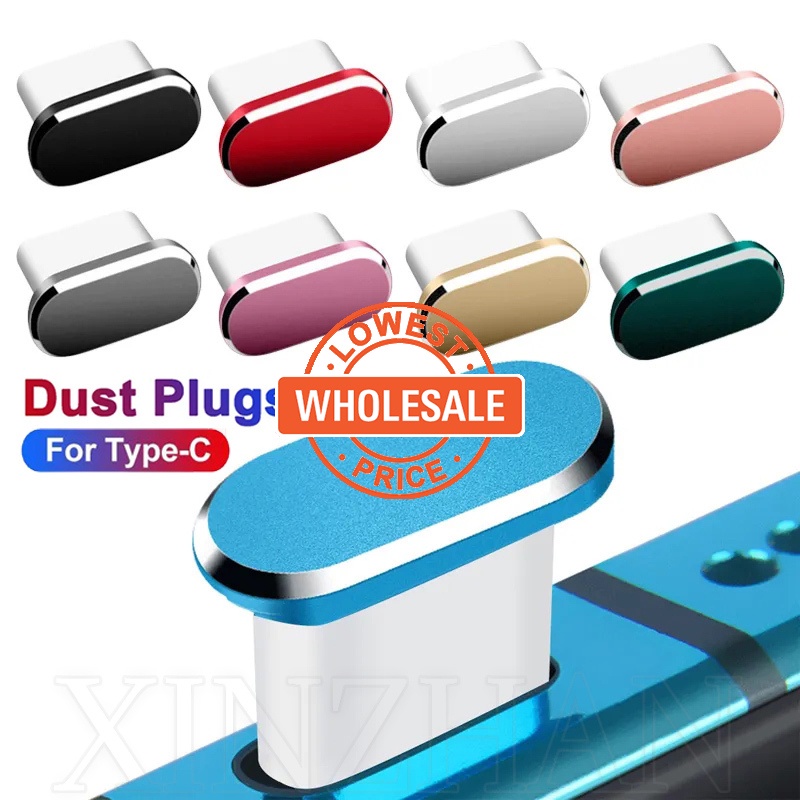 [Wholesale Price]Colorful Phone Charging Port Dust Cover / Metal USB C ...