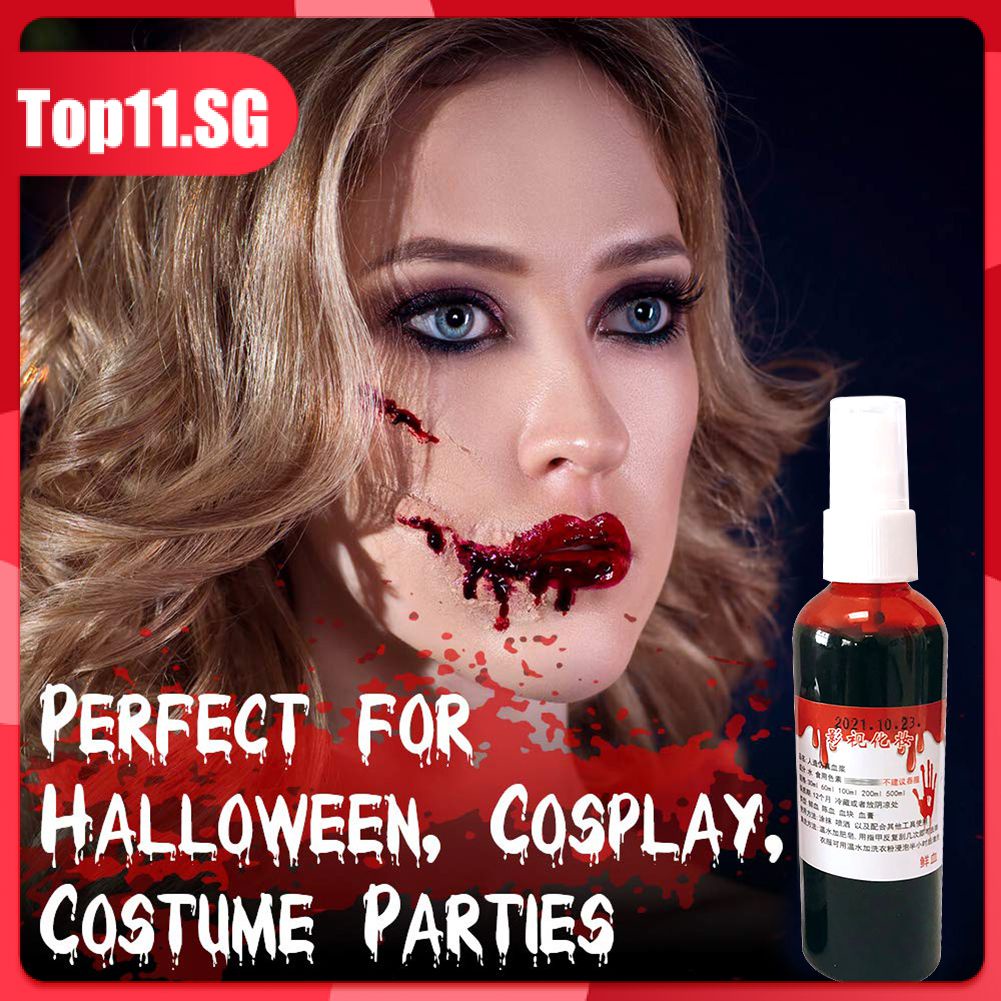 100ml Fake Blood Halloween Vampire Zombie Blood Props Cosplay Makeup ...