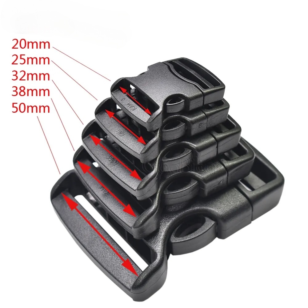 5 pieces Webbing quick release buckle belt buckle clip luggage belt bag ...