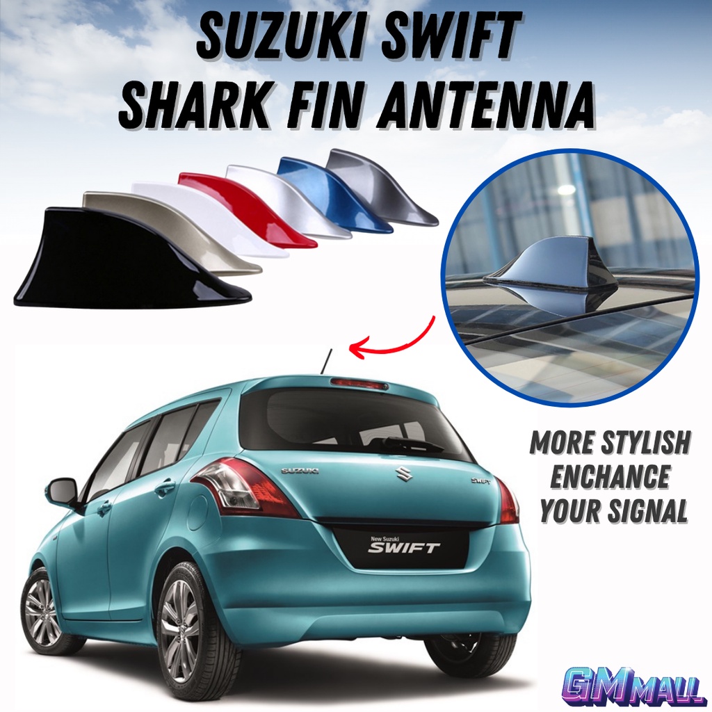 SUZUKI SWIFT SHARK FIN ANTENNA Aerial Car FM Radio Signal Mast Isyarat ...
