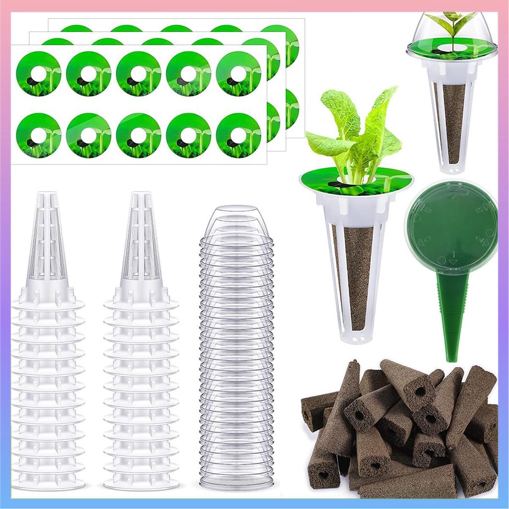 24 Sets Seed Pod Kit Reusable Plant Pod Kit Lightweight Indoor ...