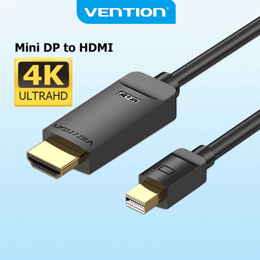 Vention Mini DP to HDMI Cable 4K Mini DisplayPort to HDMI Adapter Video ...