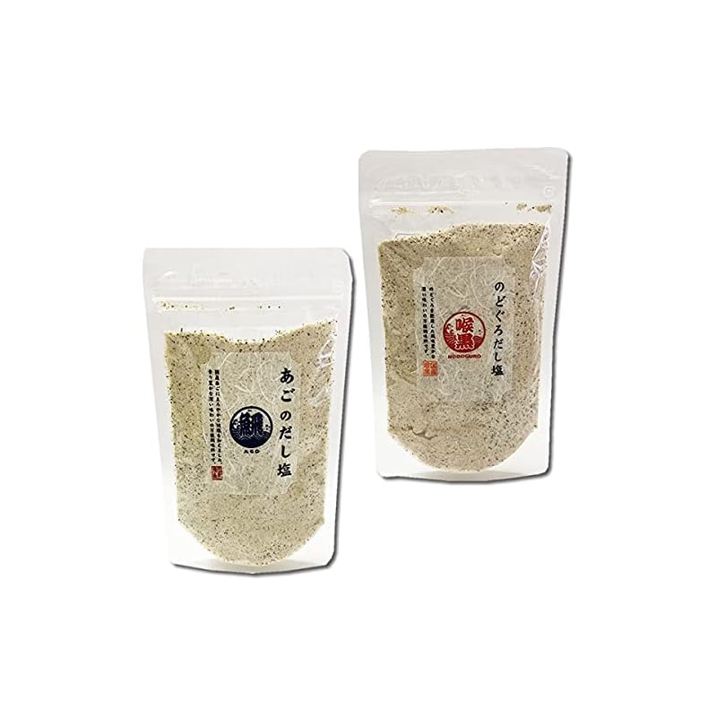HAGI SHOKUHINSHIODAI, DASHI-SHIO (sea eel dashi salt & nodoguro dashi ...