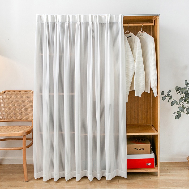 INS Door Curtain Cabinet Slide Rail Partition Blocking Curtain Debris ...