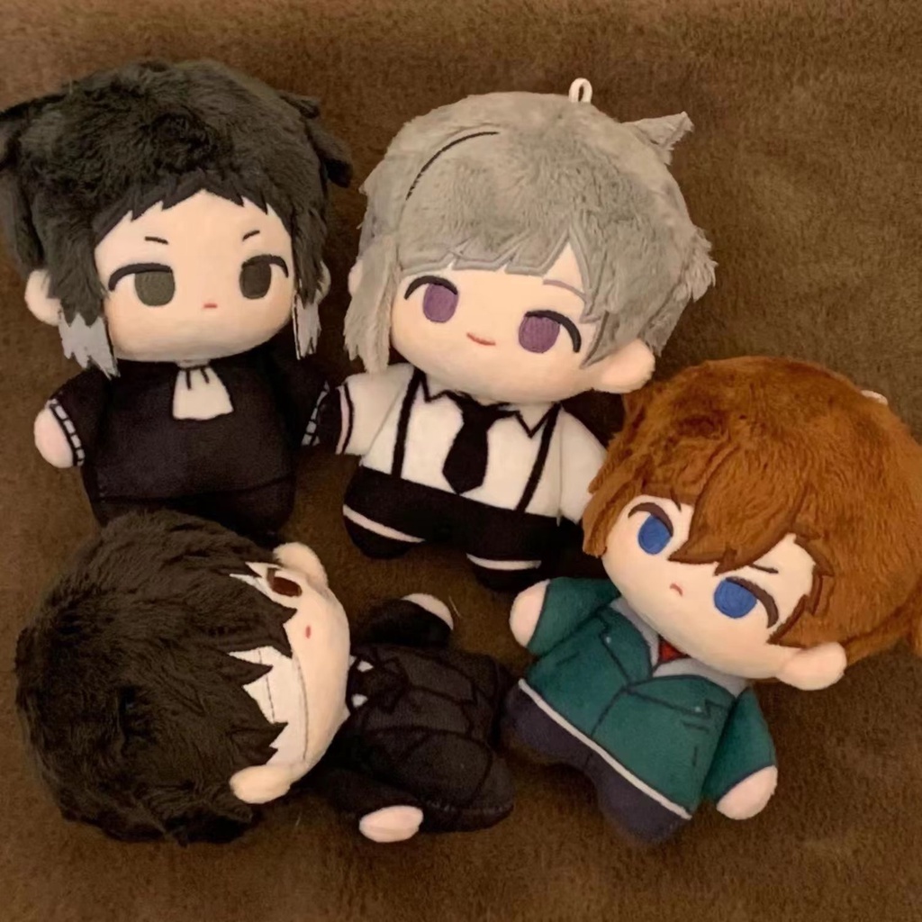 10cm Anime Bungo Stray Dogs Edogawa Rampo Plush Doll Pendant Dazai ...