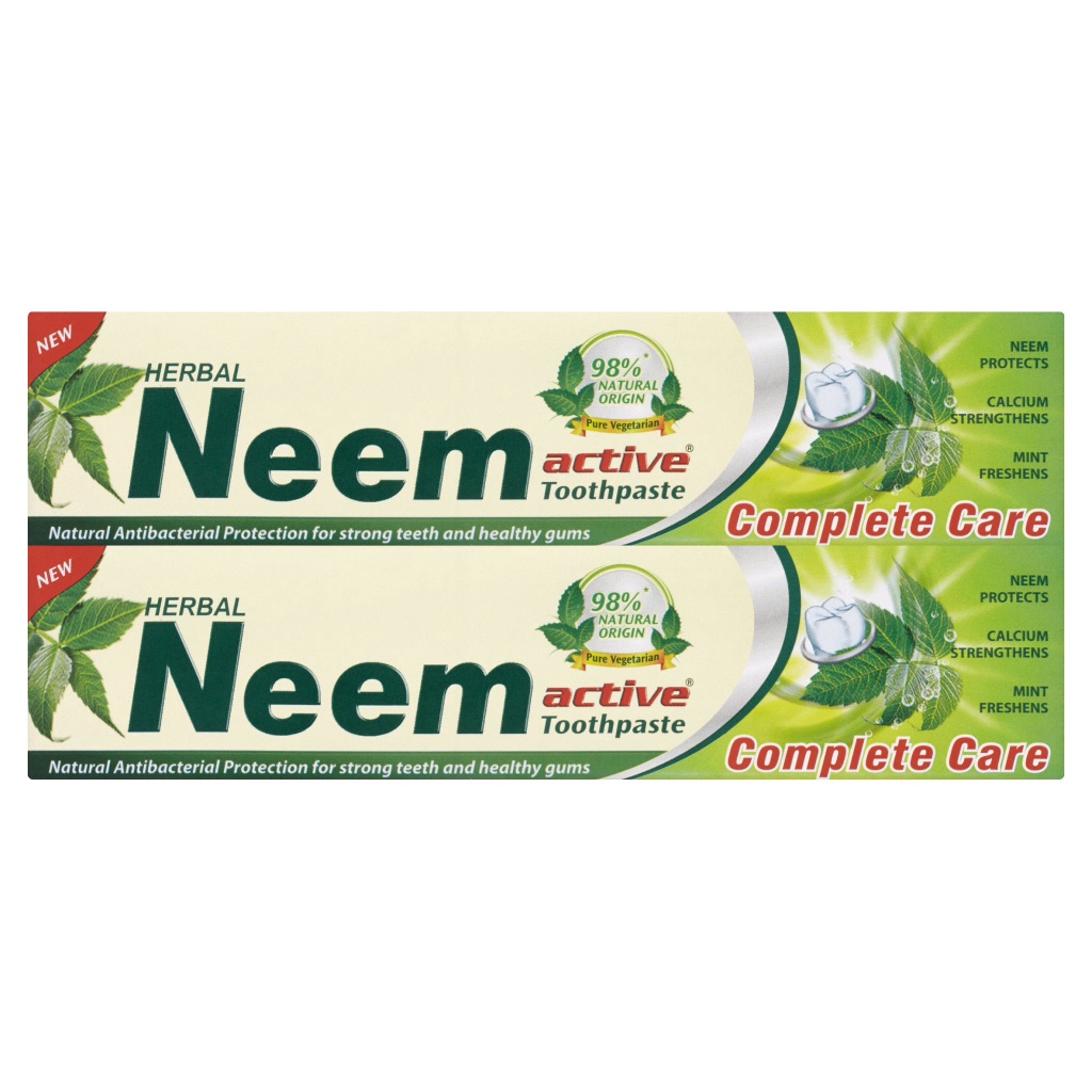 Neem Herbal Active Toothpaste Complete Care 2 x 200g (400g) | Shopee ...