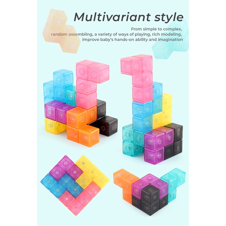 Premium Magnetic Cube Various Shape Cubes Christmas Gift Children Magic ...
