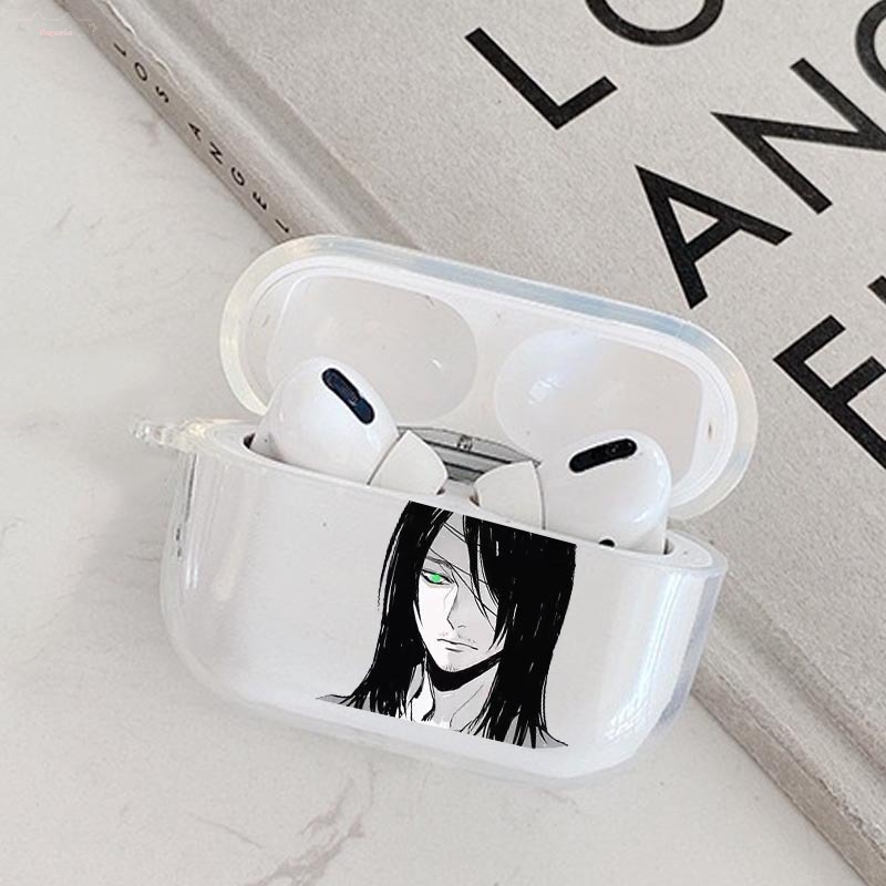 Anime Attack on Titan Eren Transparent Case for airpods pro 3 2 1 ...
